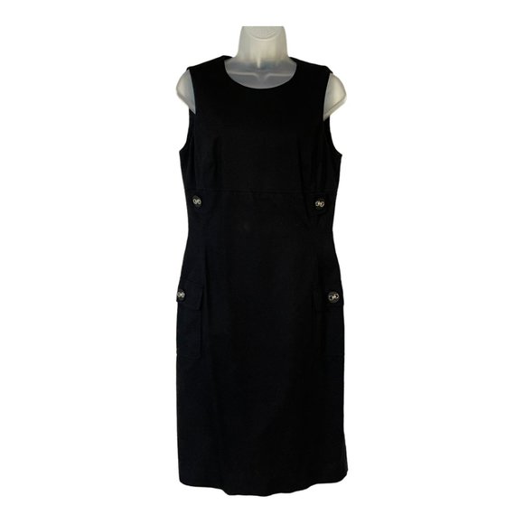 Per Se | Dresses | Per Se Designer Black Career Focused Sheath Dress ...